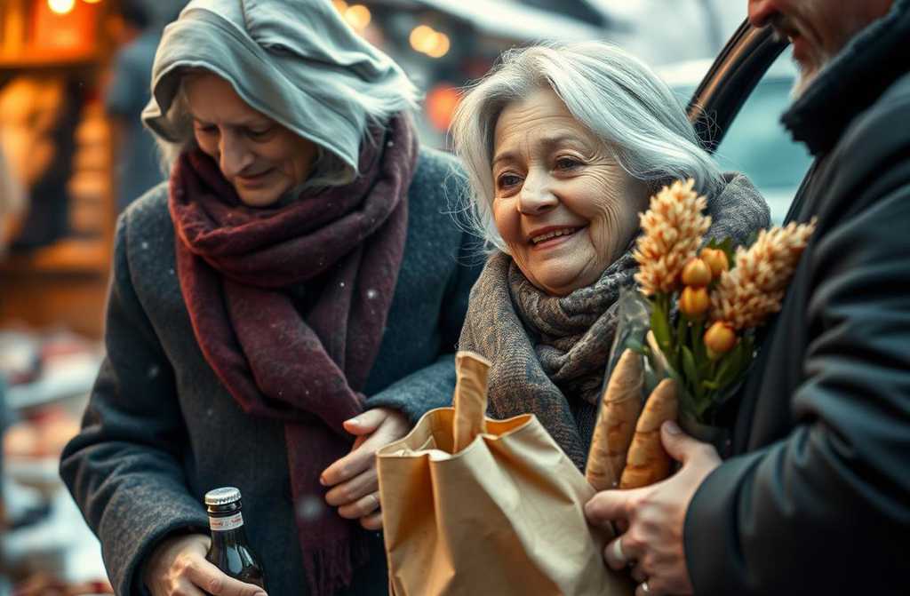 Por favor, hija mía, ten piedad de mí, ya llevo tres días sin probar ...